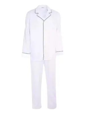 Zimmerli Long-sleeve Pajamas - White