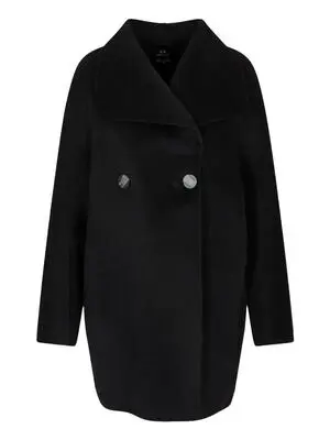 ARMANI EXCHANGE Double-Breasted Buttoned Coat