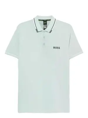 BOSS Trimmed Polo Shirt - Blue