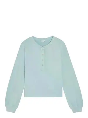 Rails Leonie Button-down Sweatshirt - Blue