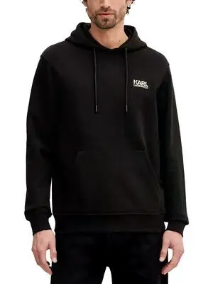 Karl Lagerfeld Logo Hoodie - Black