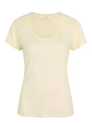 American Vintage Jacksonville Scoop Neck T-shirt - Neutrals