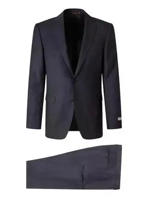 Canali Button-fastening Flap-pocket Suit - Grey