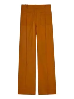Victoria Beckham Patch Pocket Trousers - Orange