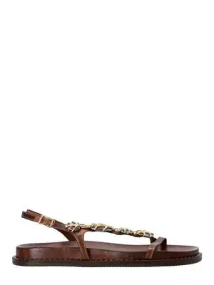 KOTRIS SANDALS Chain Fussbett Sandals - Brown