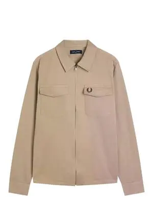 Fred Perry Zip Pockets Jacket - Neutrals
