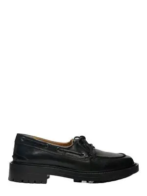 Bally B-lug Boat Shoes - Black