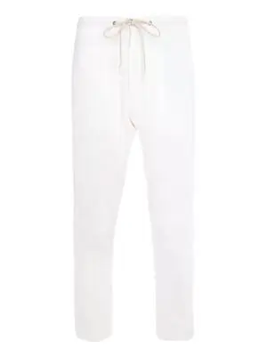 TOMBOLINI Linen Drawstring Trousers - White