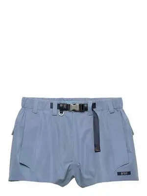 Prada Belted Shorts - Blue