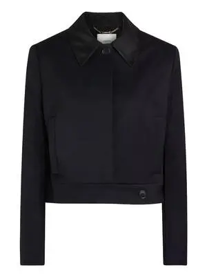 JOSEPH Abbe Boxy Stretch-crepe Jacket - Black