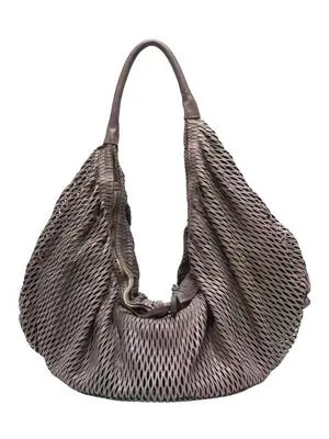 SOMMET Aura Xl Woven Shoulder Bag - Grey