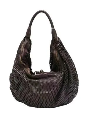 SOMMET Aura Woven Shoulder Bag - Brown