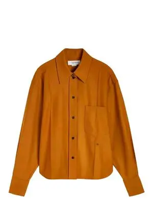 Victoria Beckham Pocket Button Shirt - Orange