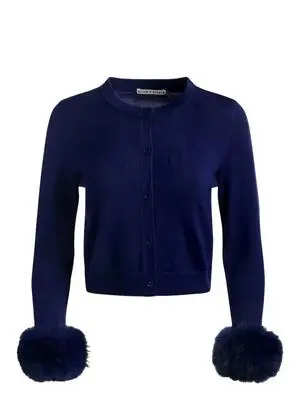 Alice + Olivia Dollie Cardigan - Blue
