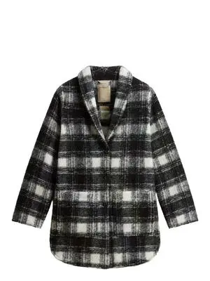 Woolrich Gentry Checked Overshirt - Black