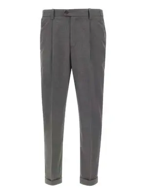 DEVORE INCIPIT Pleated Trousers - Grey
