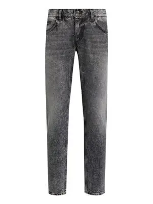 Dolce & Gabbana Logo-plaque Jeans - Grey