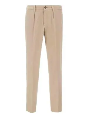 DEVORE INCIPIT Pleated-detail Trousers - Neutrals