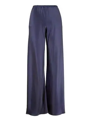 PETER COHEN Silk Palazzo Trousers - Blue