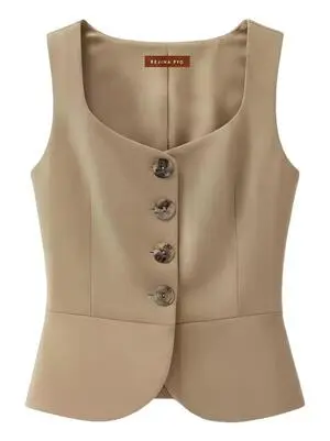 REJINA PYO Eunice Vest - Neutrals