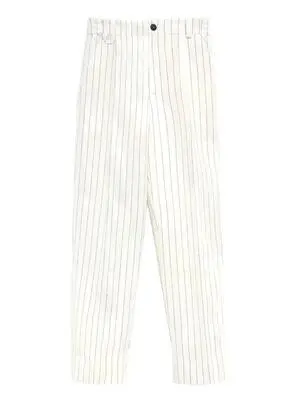 Jacquemus Stripe-pattern Trousers - White