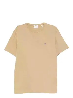 Gant Logo Short-sleeve T-shirt - Neutrals