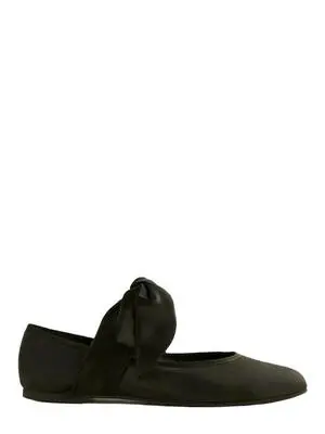 REFORMATION Talia Ballerina Flats - Black
