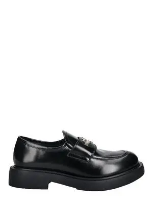 Moschino Heart-detail Loafers - Black