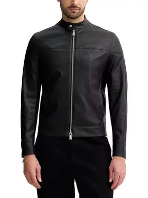 Sisley Faux-leather Jacket - Black
