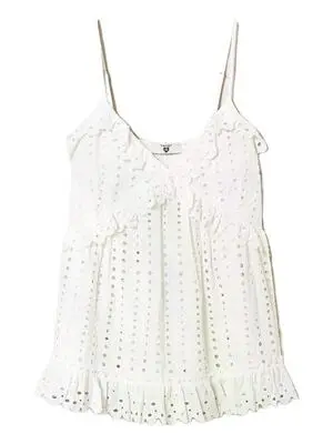 TWINSET Broderie Anglaise Top - White