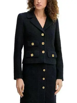 Luisa Spagnoli Saponetta Buttoned Blazer - Blue