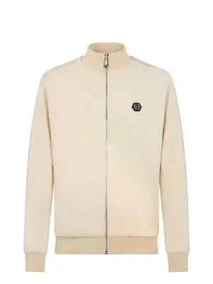 Philipp Plein Logo-patch Sweatshirt - Neutrals