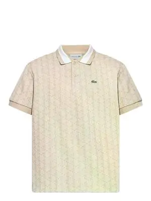 Lacoste Patterned Polo Shirt - Neutrals