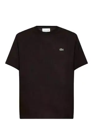 Lacoste Logo-appliqué T-shirt - Black