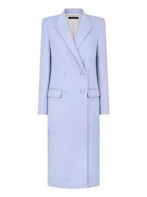 TOM FORD Double-breasted Coat - Purple