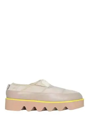MSGM Platform Logo Patch Sneakers - Neutrals