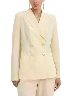 Liu Jo Pinstripe Double-breasted Blazer - Neutrals