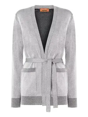 Missoni Belted Cardigan - Grey