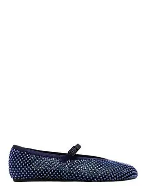 LE SILLA Beaded Gilda Ballet Flat - Blue