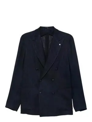 Tagliatore Double-breasted Blazer - Blue