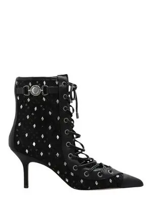 Kurt Geiger Mansion Corset Lace-up Ankle Boots - Black