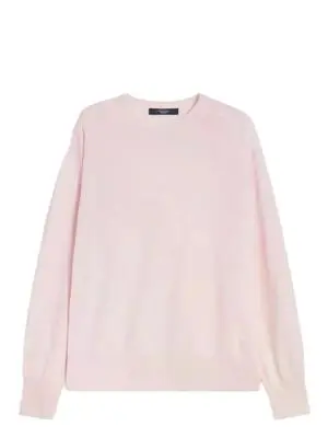 Max Mara Wkdvento Crew-Neck Sweater Pink