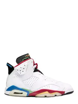 JORDAN Olympic 6 Retro Sneakers - White/varsity Red-grn Bn-nw Bl