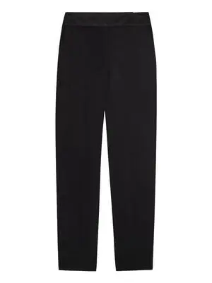 JOSEPH Aix Seam Detail Tailored Trousers - Black