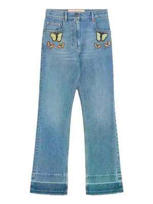 Valentino Garavani Embroidered Jeans - Blue