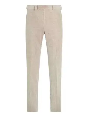 Zegna Cashco Straight Leg Trousers - Neutrals
