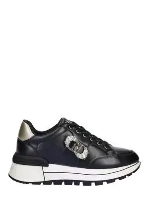 Liu Jo Embellished Lace-up Sneakers - Black