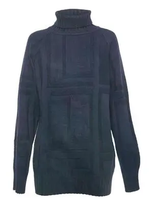 VERSACE Roll-Neck Wool Top