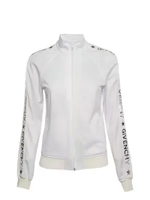 Givenchy Jersey Zip-up Sweatshirt - White