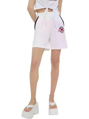 Moschino Logo-embroidered Shorts - White